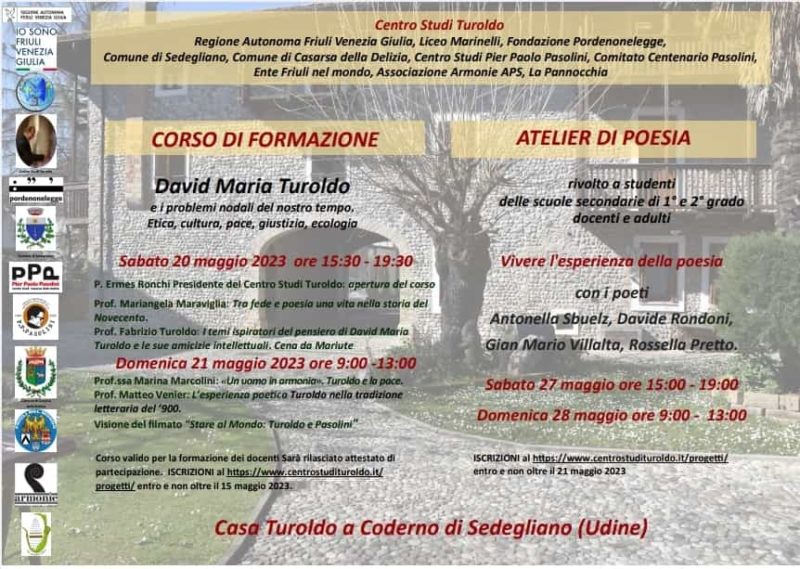 Progetti Maggio 2023 - Centro Studi Turoldo